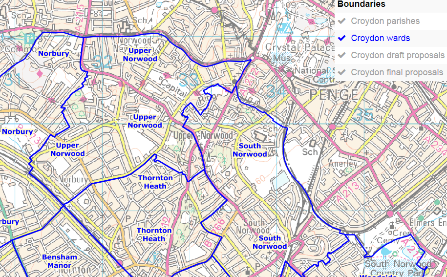 Croydon North – Ward Boundary Changes