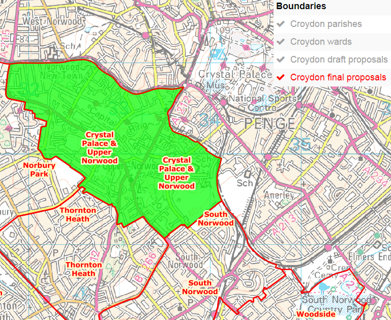 Croydon North – Ward Boundary Changes